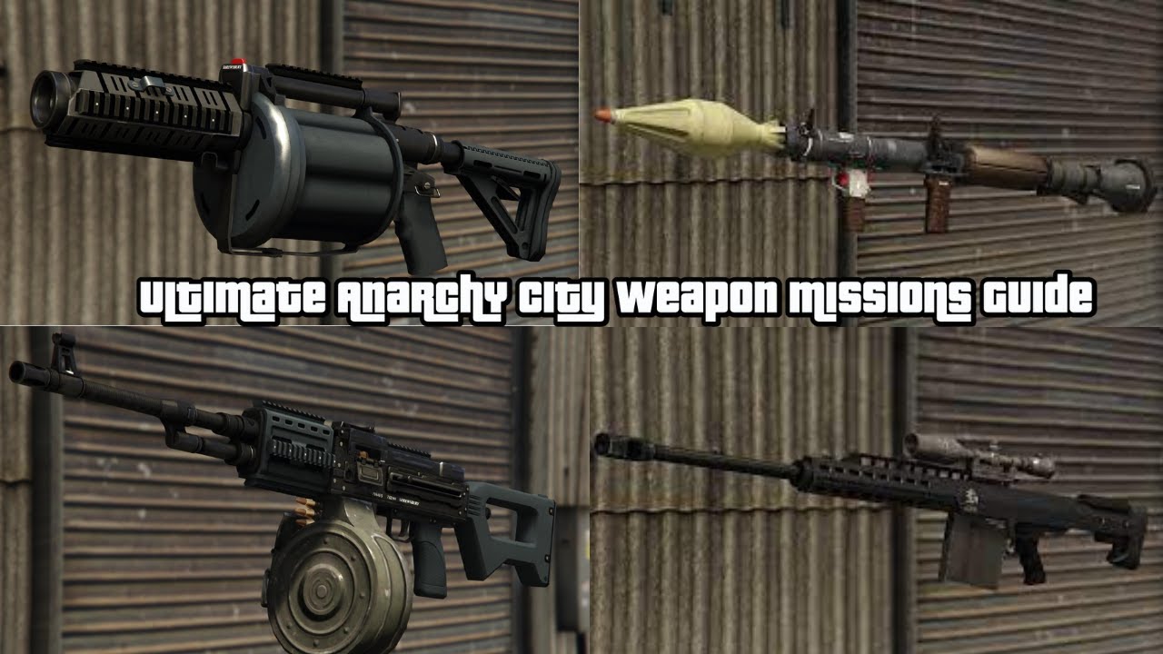 [Anarchy City FiveM] Ultimate Anarchy City Weapons Guide ! - YouTube