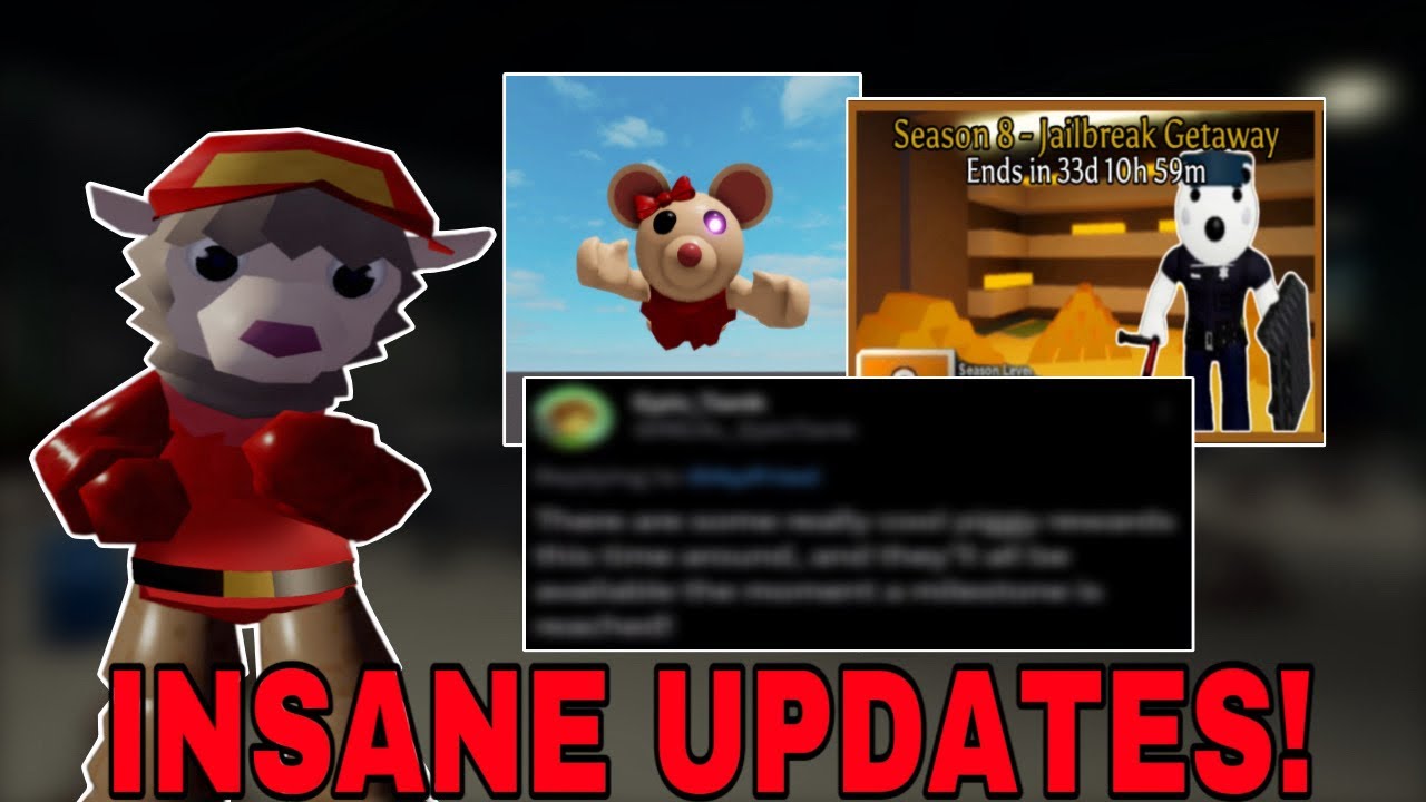 NEW SEASON 8, SKIN QUEST, AXOLOTL SKIN, AND MORE COMING SOON! | Piggy News - YouTube
