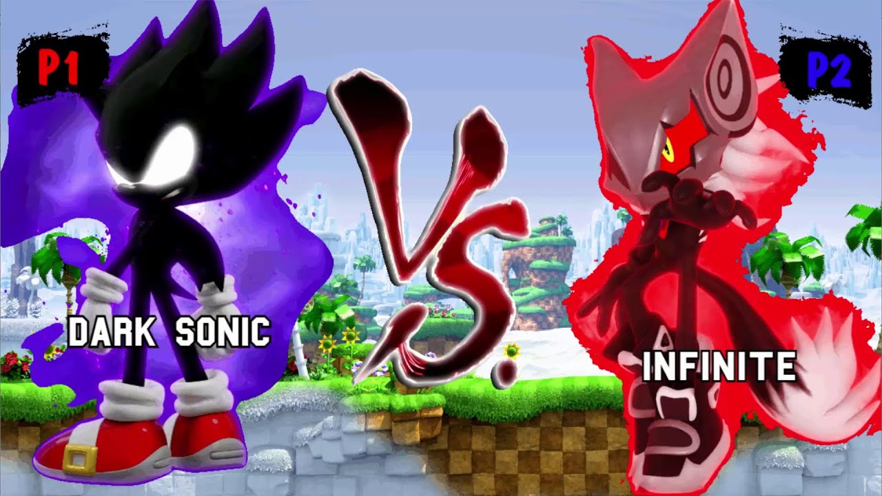 Dark Sonic VS Infinite I Sonic Battle Mugen v3 - YouTube