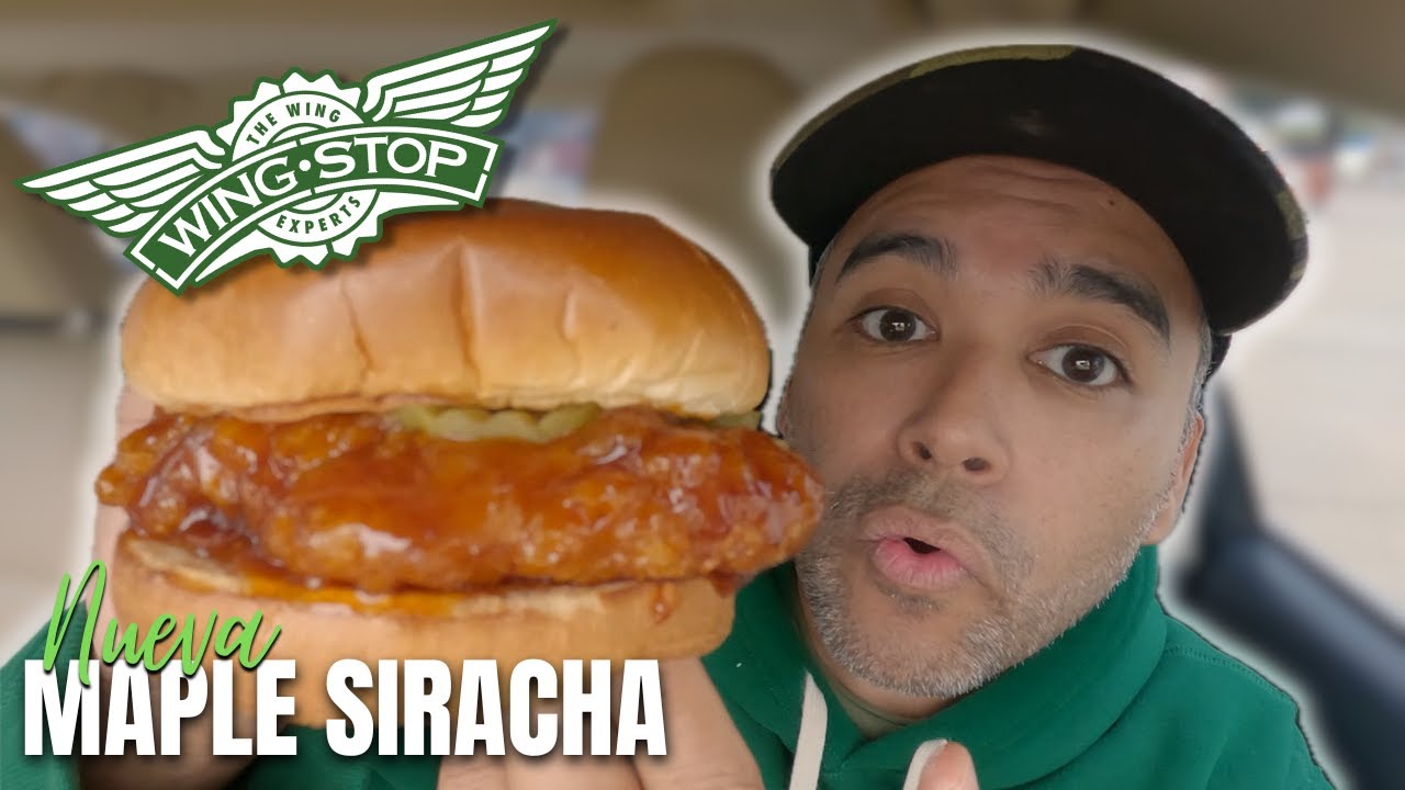 Creo que es lo mejor el Maple Siracha Sandwich en Wingstop. - YouTube