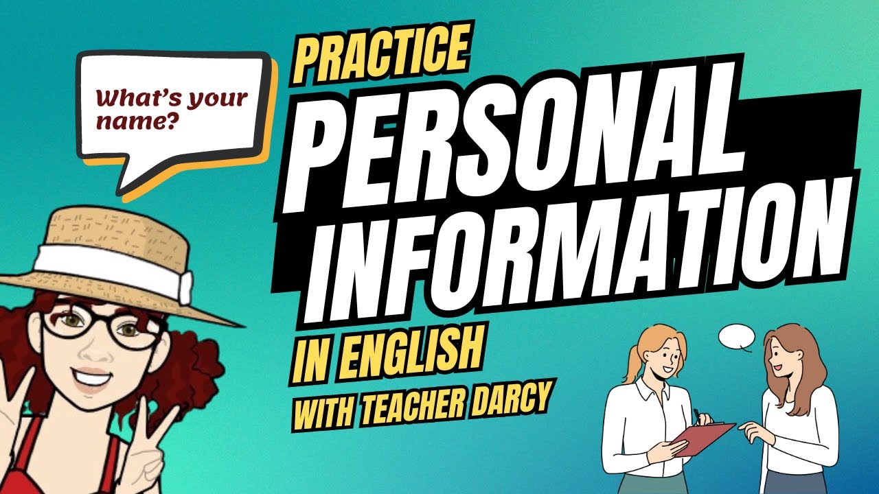 Personal Information in English Practice#1 - YouTube