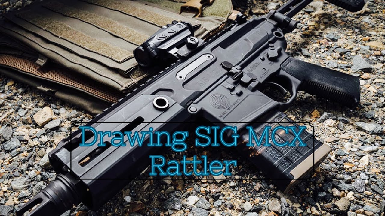 Drawing SIG MCX Rattler - YouTube
