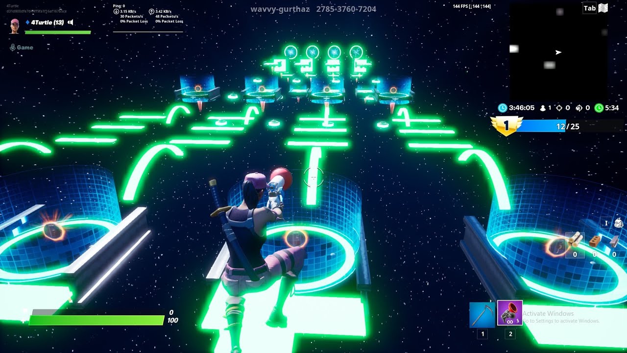 25 Level Neon RACE Deathrun | 3:08 World Record - YouTube