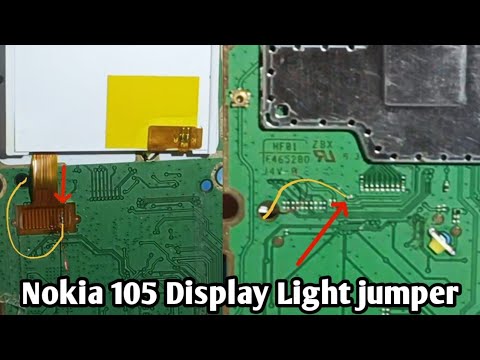 nokia 105 Display Light jumper | Nokia TA 1304 Display light problem ...