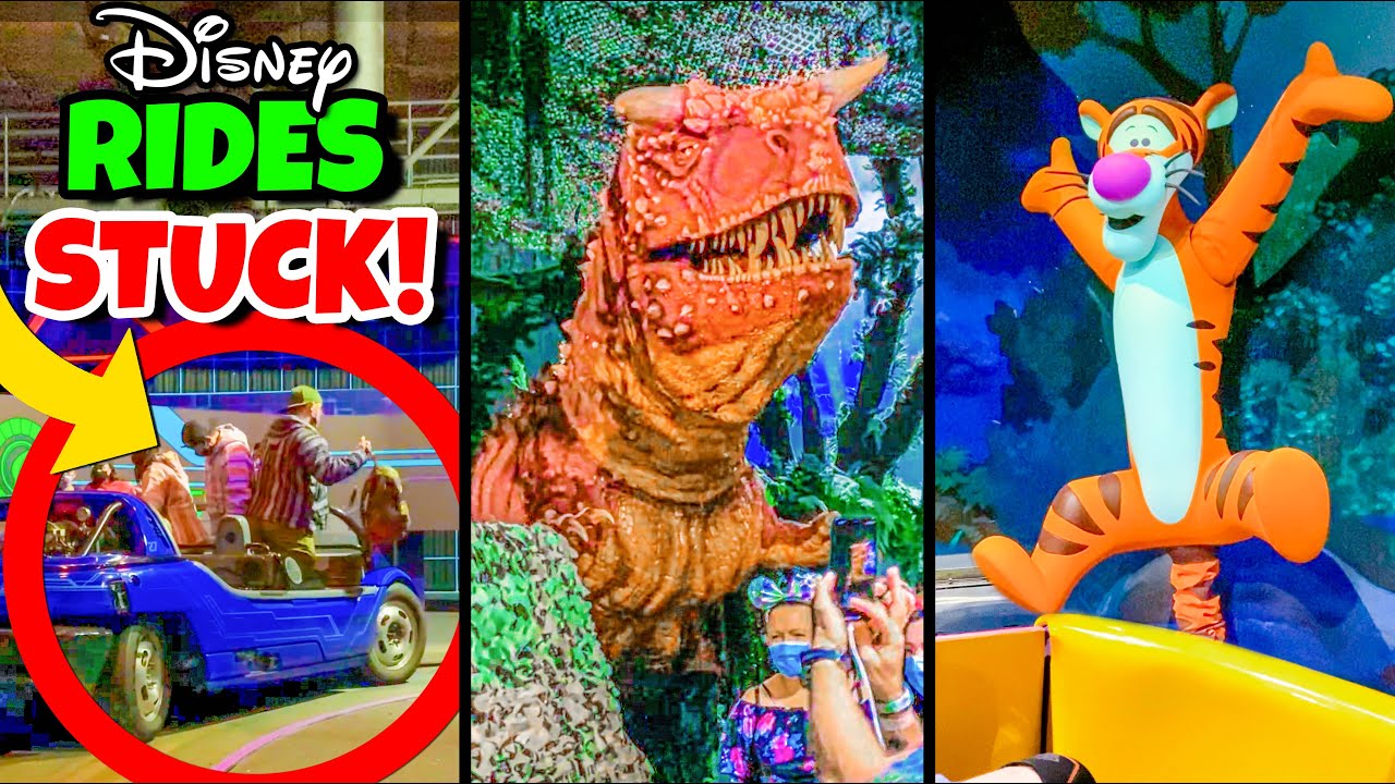 Top 10 Disney Fails, Ride Breakdowns & Malfunctions Pt 4 Walt Disney ...