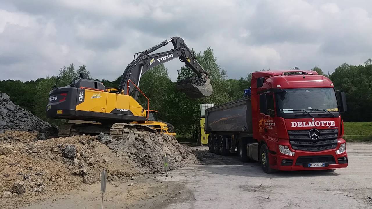 Pelle Volvo EC 380 EL - YouTube