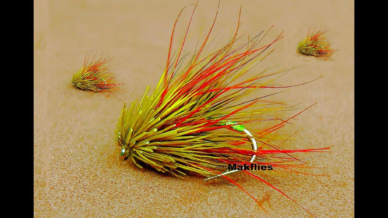 Fly Tying a Sooty Olive Muddler Wet Fly by Mak - YouTube