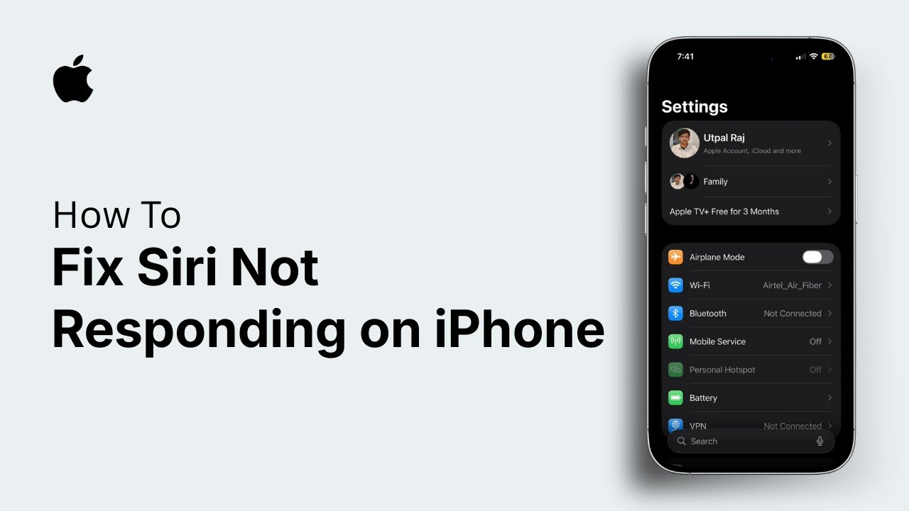 How to Fix Siri Not Responding on iPhone - YouTube