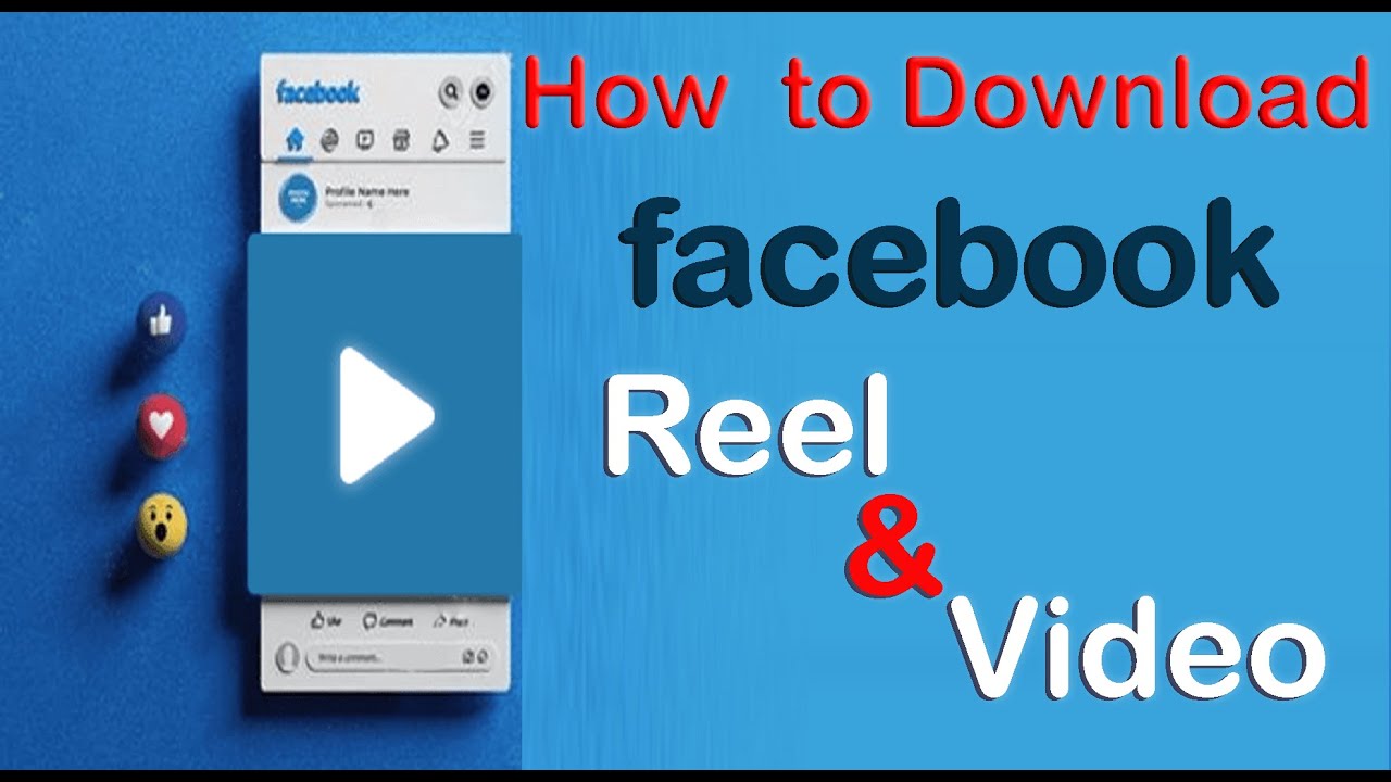 How to Download Facebook reel & Video on PC | Laptop | Facebook Reels ...