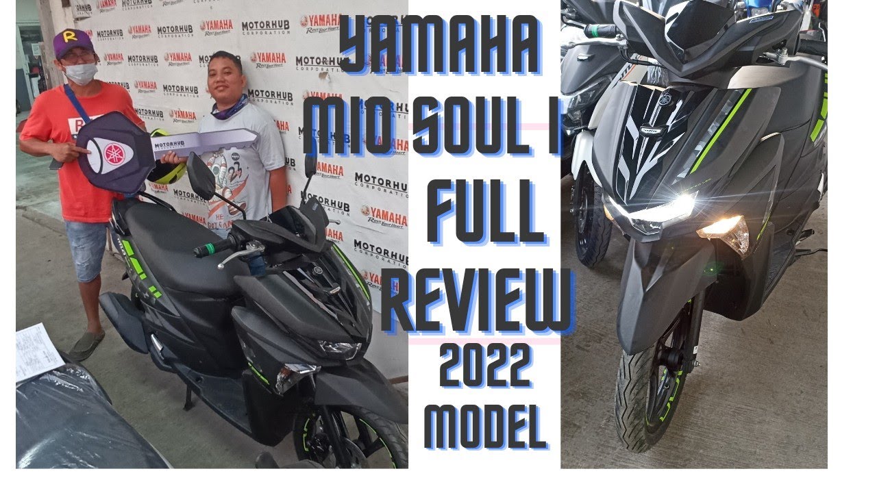 Yamaha MiO soul I 125 color matte black 🤡👻 2022 updated specs function ...