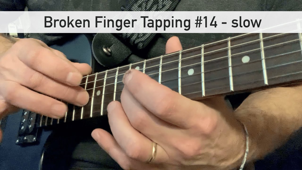 Playing Guitar with a Broken Finger #14 - Slowed down - YouTube