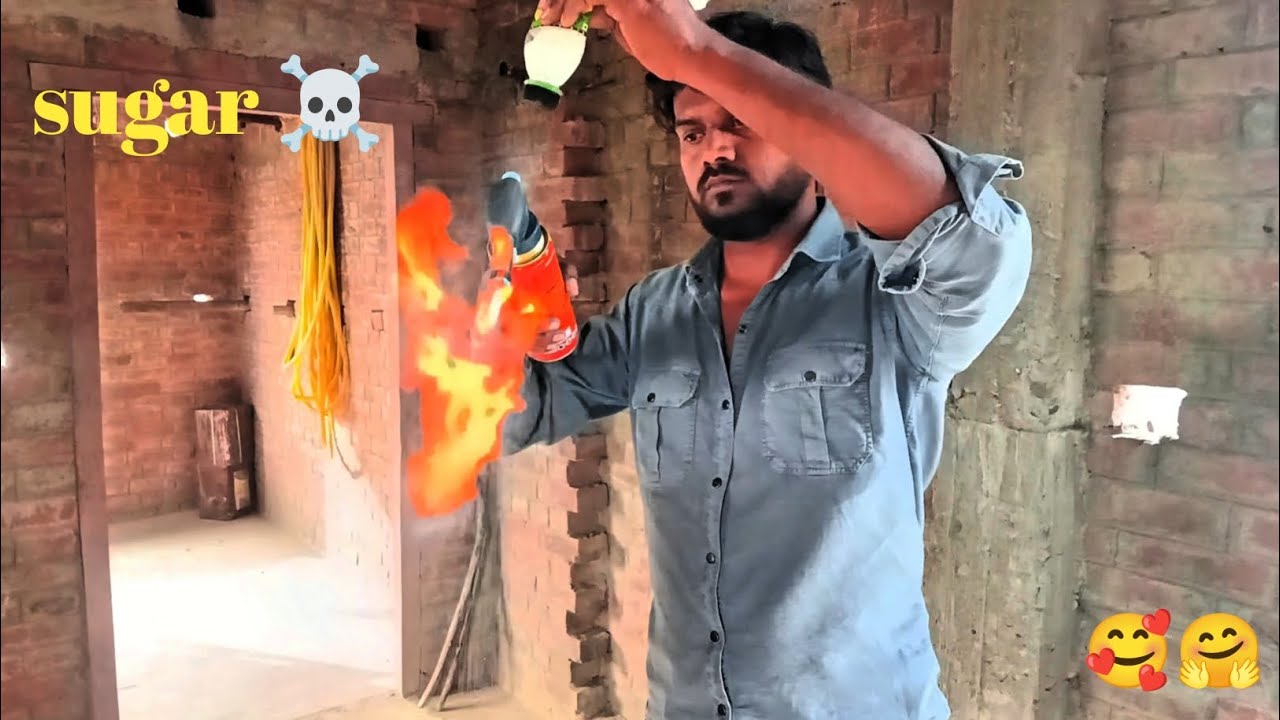 Sugar Fire Spray || Sugar is Flammable - Experiment by Sugar ☠️ - YouTube