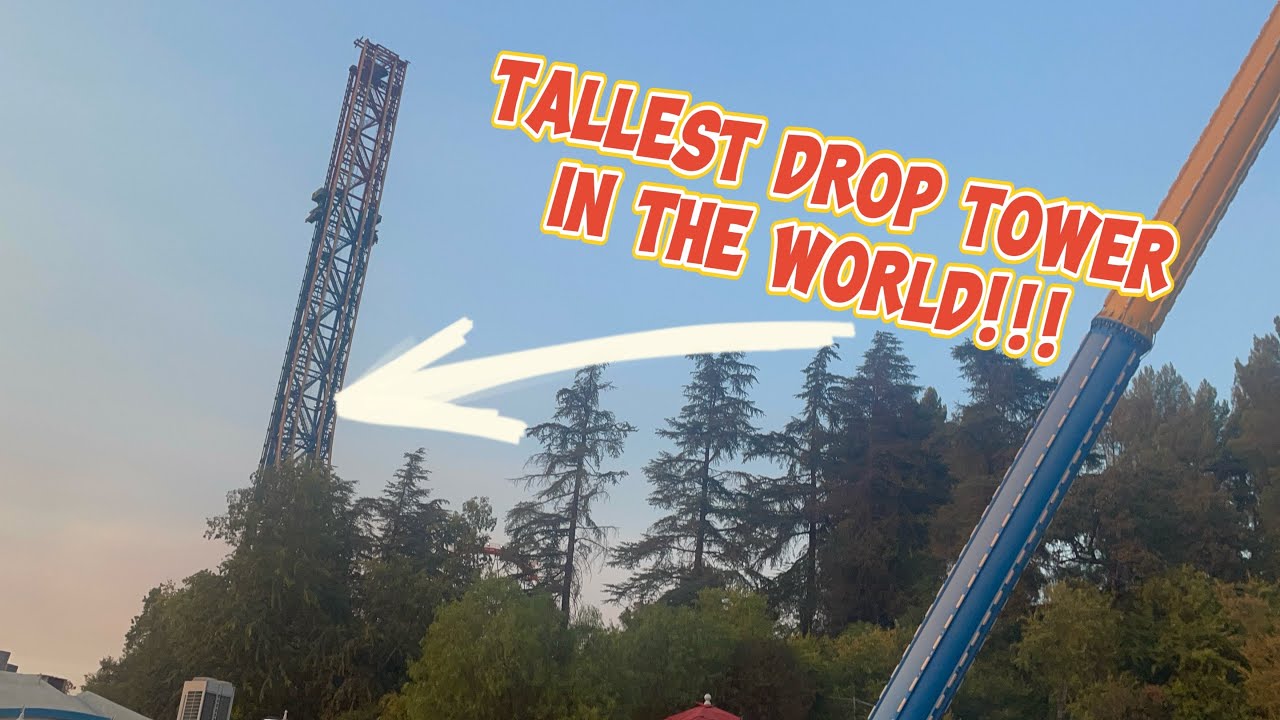 Lex Luthor Drop of Doom! The Tallest Drop Tower in the World!!! off ...