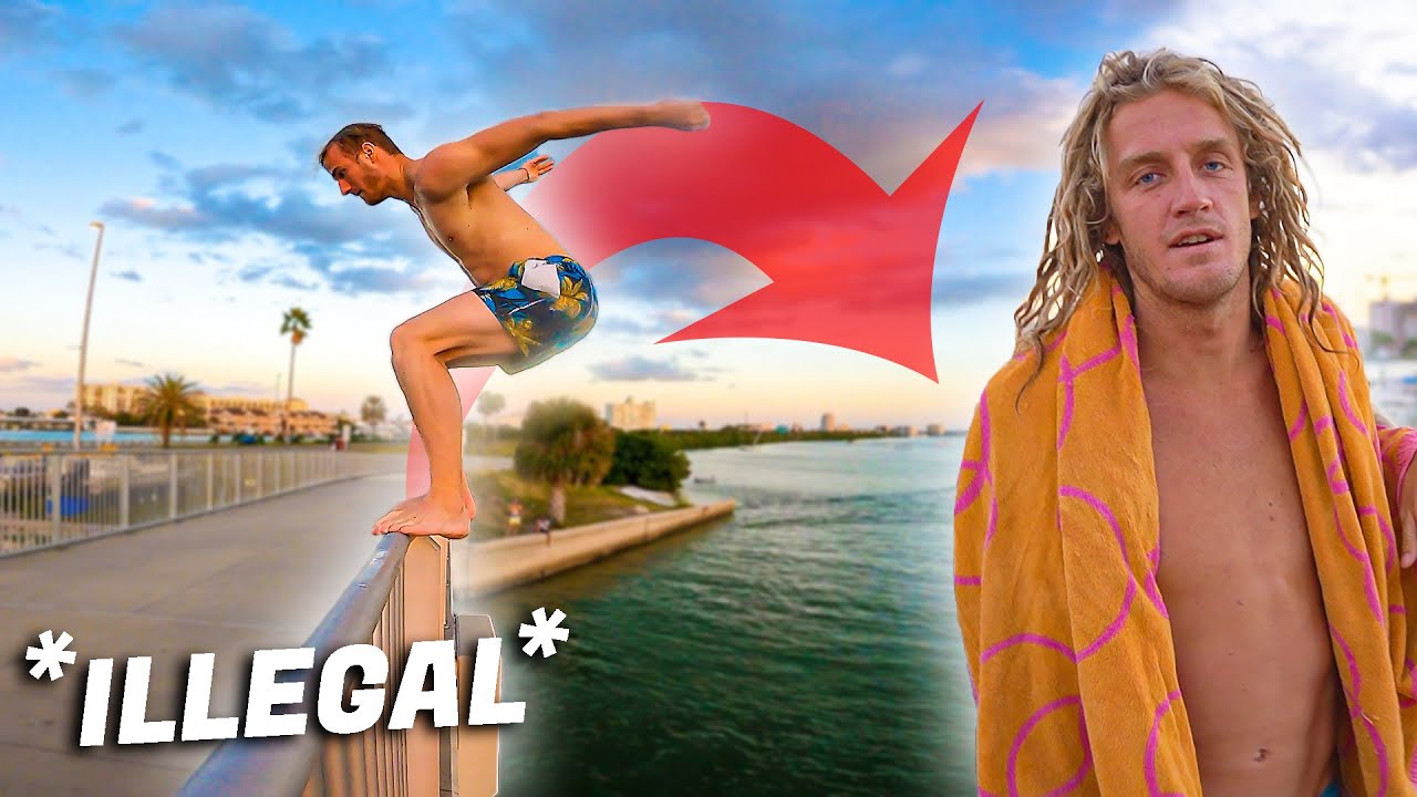 FLIPPING OFF ILLEGAL BRIDGE WITH JOOGSQUAD YouTube flipping-off-illegal-bridge-with-joogsquad-youtube