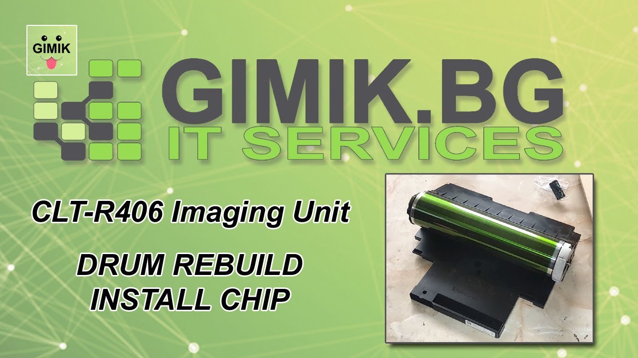 Samsung CLT-R406 Drum Unit Rebuild & Reset Chip Install (C480W, C430W ...