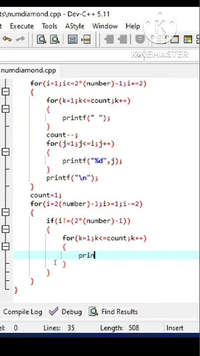 Number ♦ Diamond Pattern part 11#programming #coding #shorts #coding_techniques#youtubevideo # ...