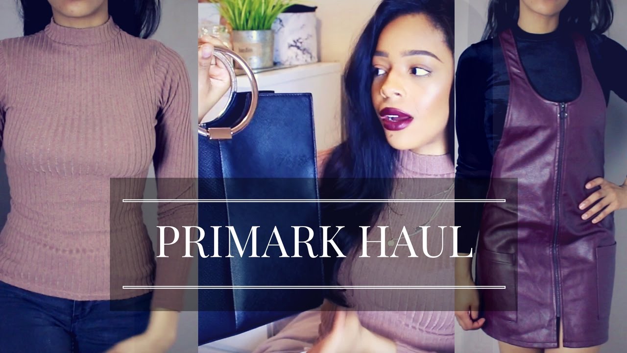 PRIMARK AUTUMN WINTER TRY ON HAUL | OCTOBER/NOVEMBER 2016 - SARAH WORE ...