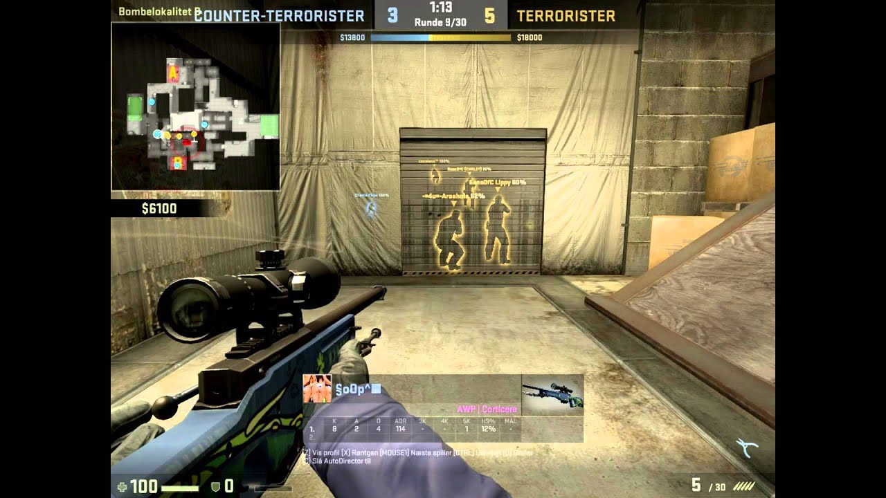 CS:GO no scope/lucky kills - YouTube