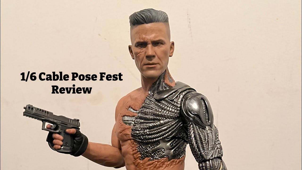 1/6 Hot Toys Cable Pose Fest Review - YouTube