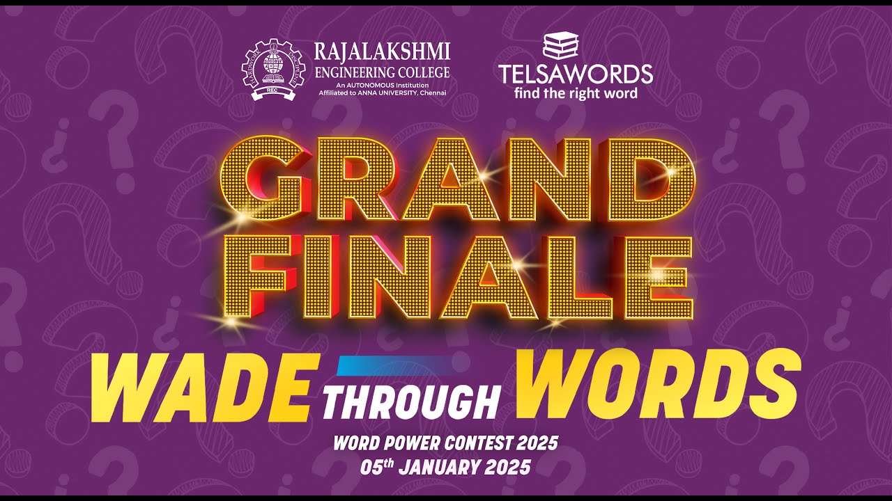 Wade Through Words - Grand Finale - 05.01.2025 - YouTube