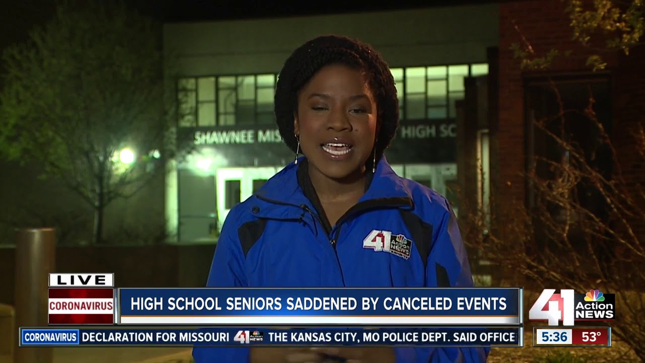 High school seniors saddened by canceled events - YouTube