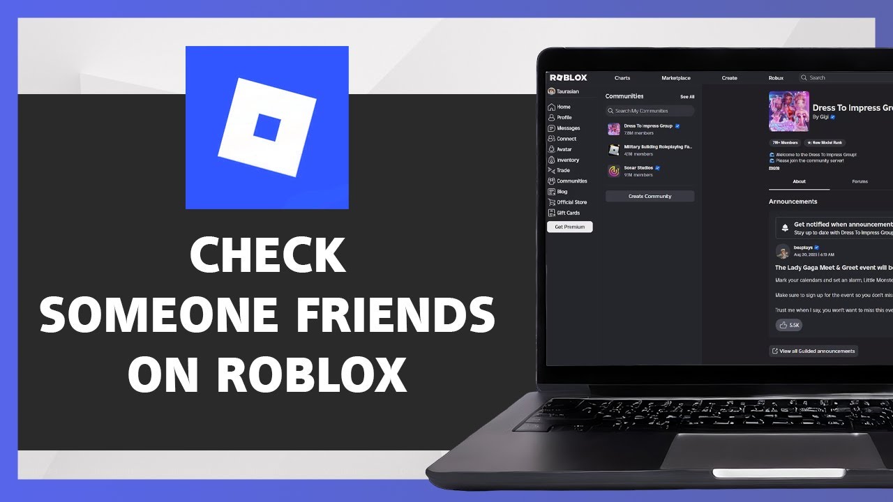 How to Check Someone Friends on Roblox (2026 Guide) - YouTube