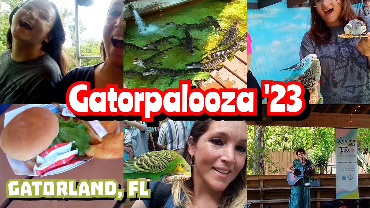 Gatorpalooza 2023 🐊 I BUGGY RIDE | Food | Made New Friends @ Gatorland ...