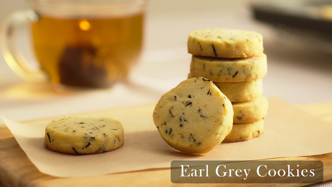 Earl Grey Cookies | Shortbread Cookies Recipe - YouTube