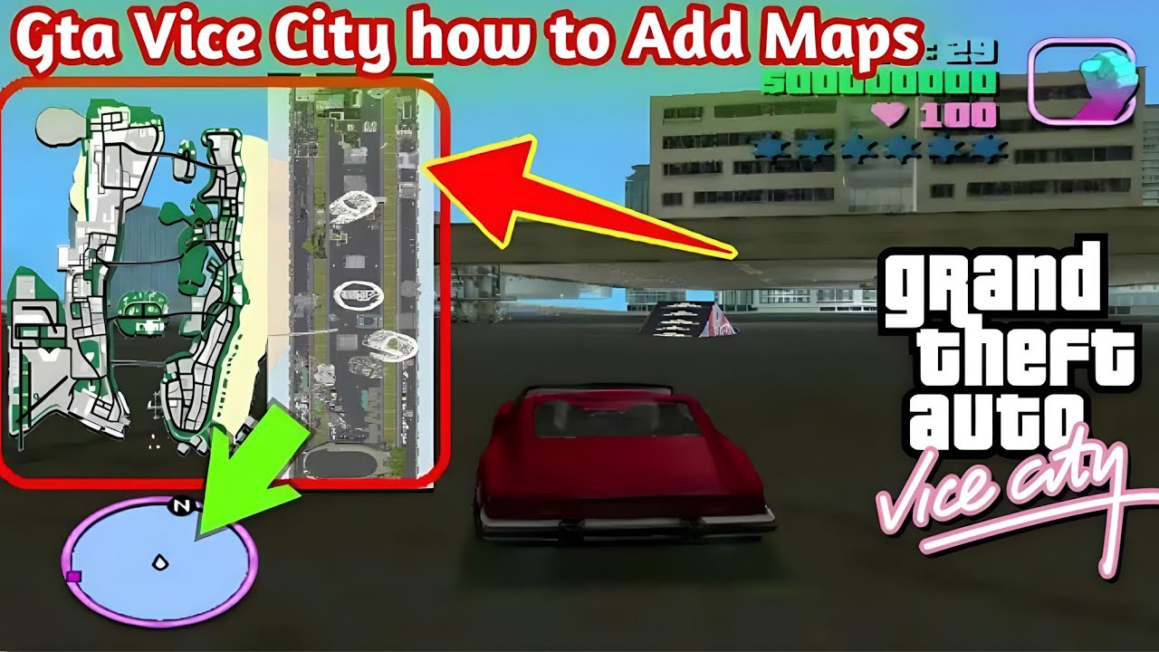 gta vice city map mod download pc - YouTube