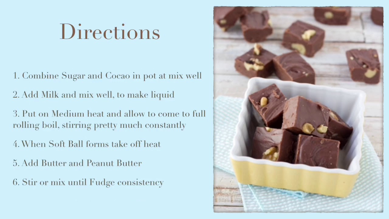 Kids Favorite Fudge - YouTube