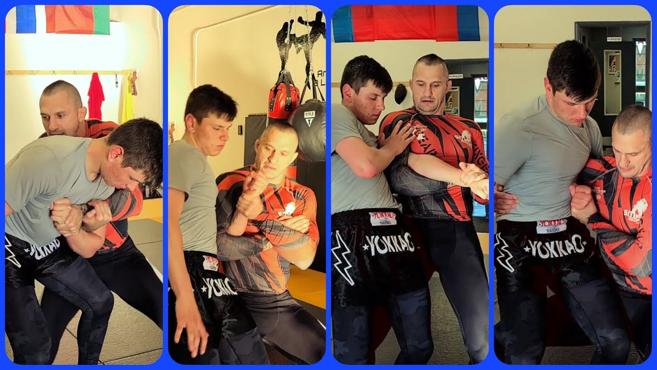 BJJ MMA 2 on 1 WRIST KNOT Wrestling HAND GRIP Fighting to TAKEDOWNS ...