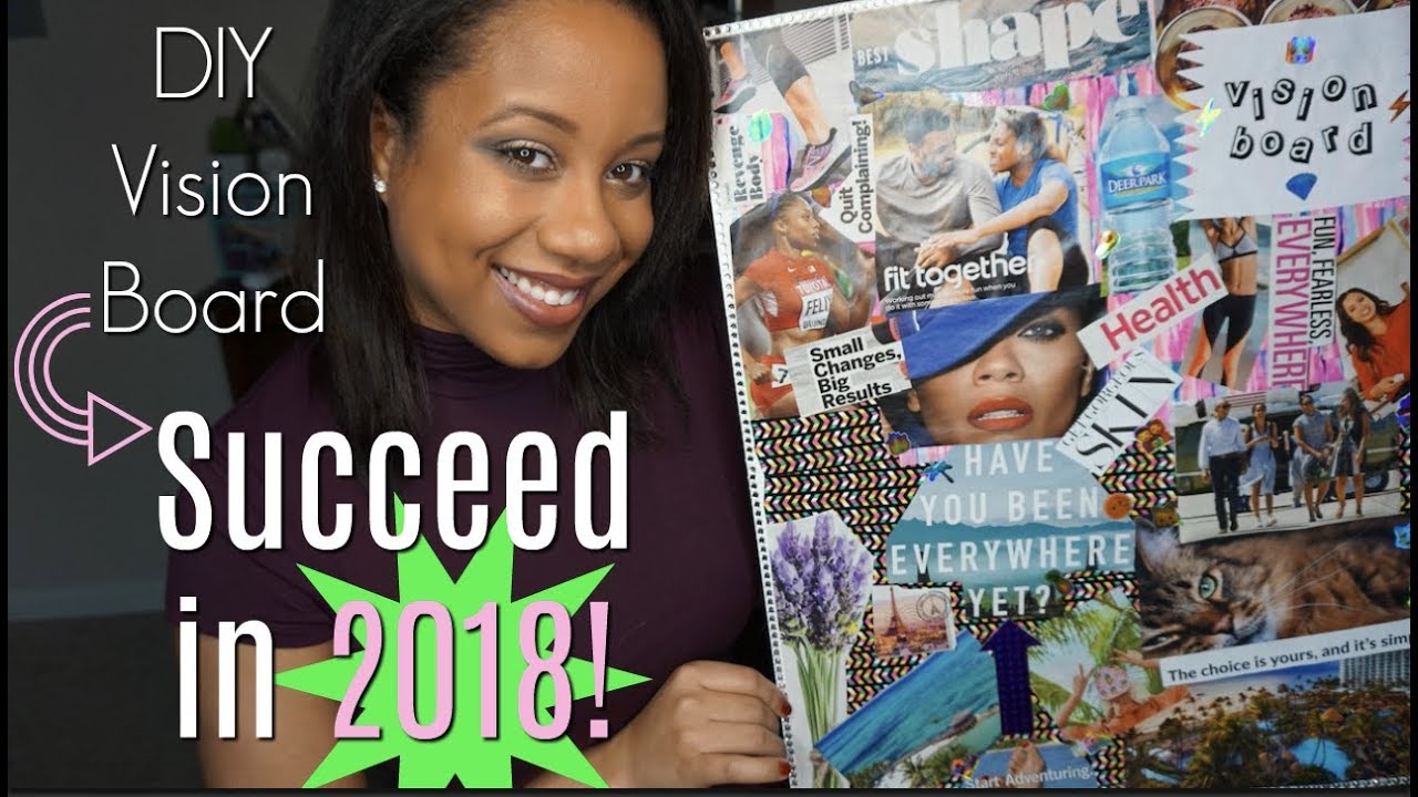 DIY| Vision Board + How to Use It to Succeed! - YouTube