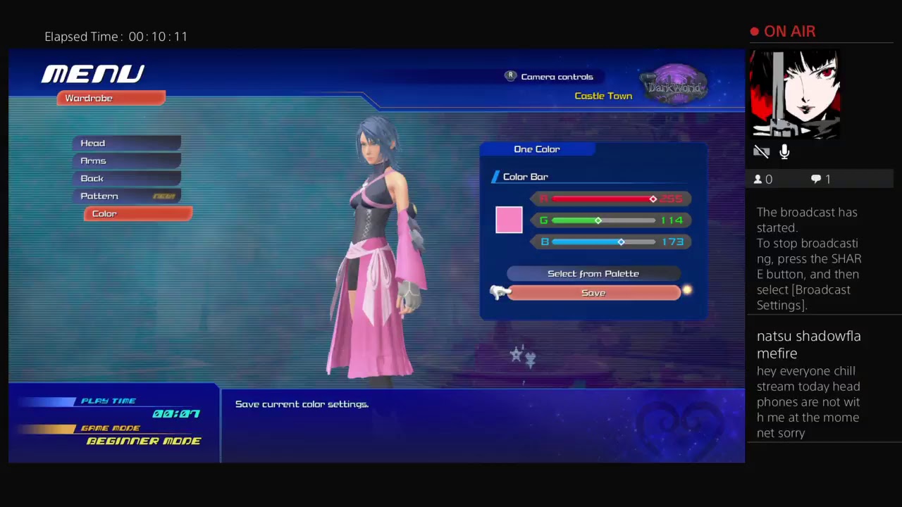 Natsu shadow flame kingdom hearts aquas dark adventure - YouTube