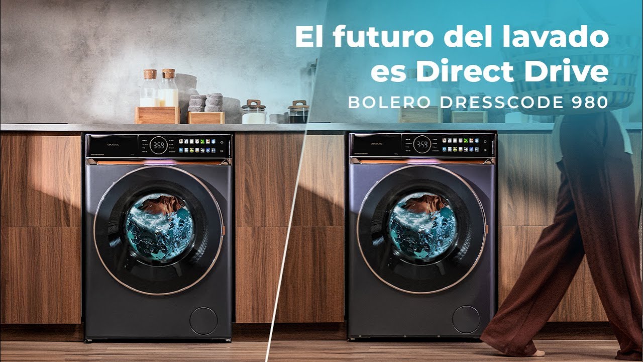 Gama lavadoras Bolero DressCode Direct Drive Steel y Blue, 10-12 Kg ...