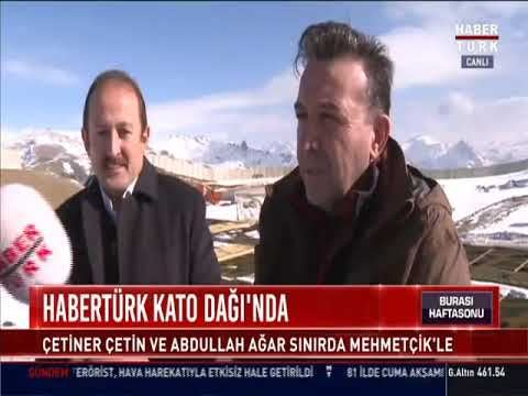 VALİMİZ ALİ HAMZA PEHLİVAN, KATO DAĞI TUZLUCA ÜS BÖLGESİNDEN HABERTÜRK TV CANLI YAYINA KATILDI