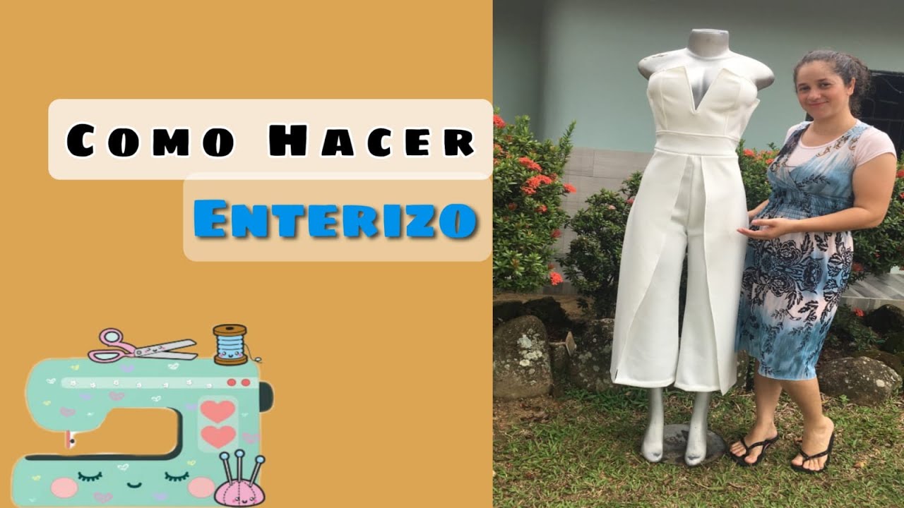 COMO HACER ENTERIZO PASO A PASO PATRONAJE - YouTube