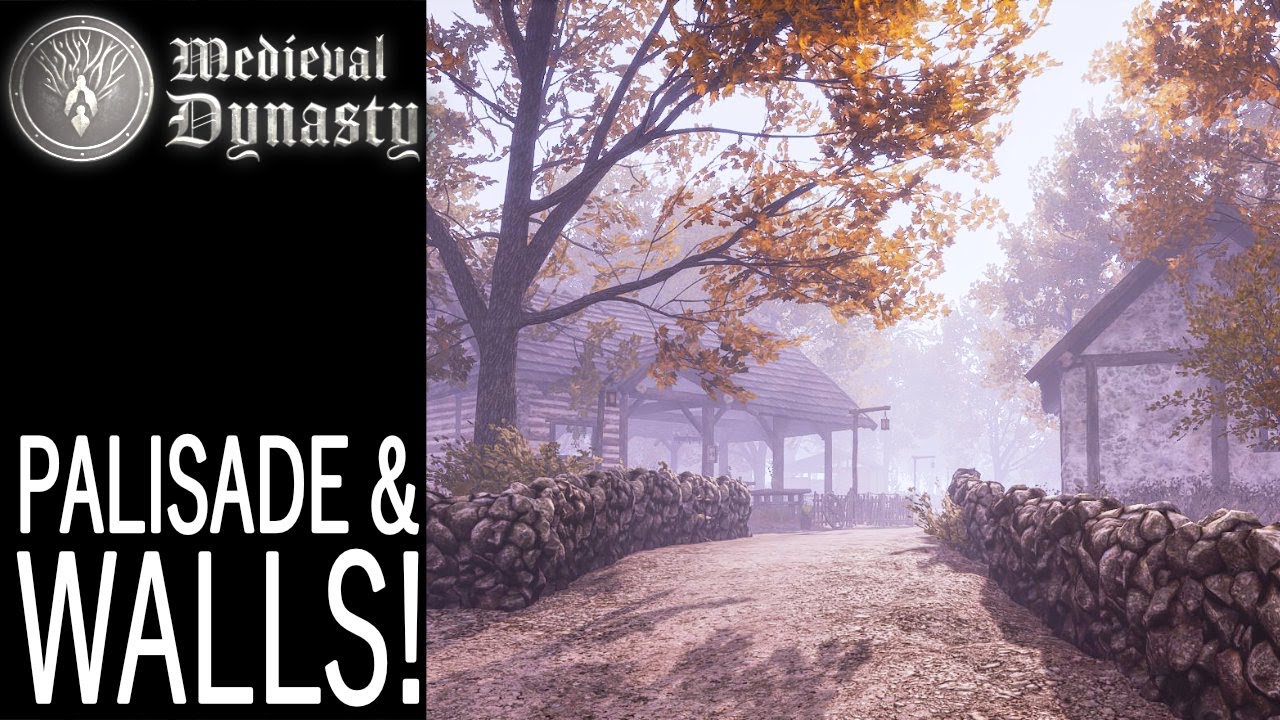 Palisade & Walls! | Medieval Dynasty Gameplay | EP 162 - YouTube