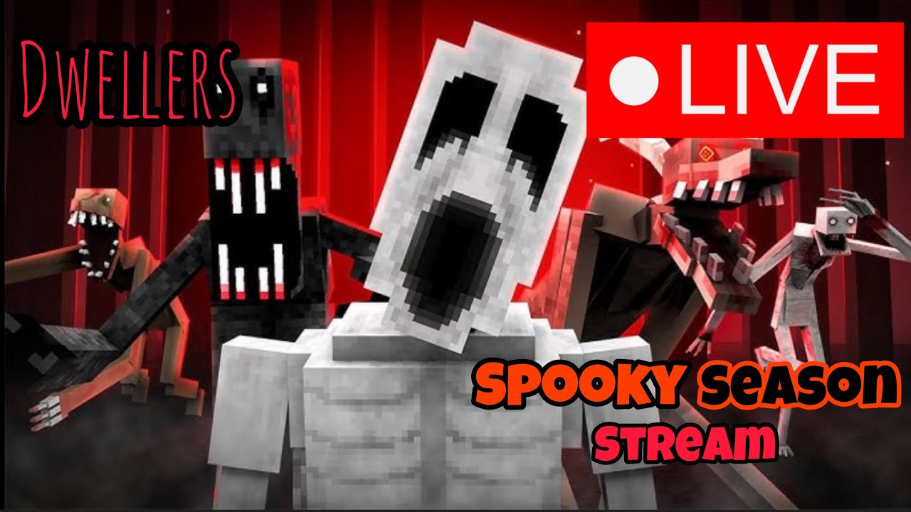 🔴LIVE Dwellers Mincraft! Spooky Season Stream - Happy Halloween! - YouTube