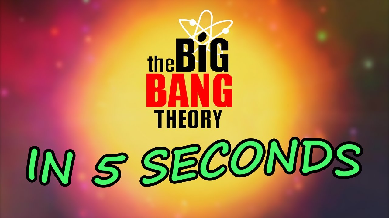 The Big Bang Theory | Opening credits (Intro) in 5 seconds | Speed up ...