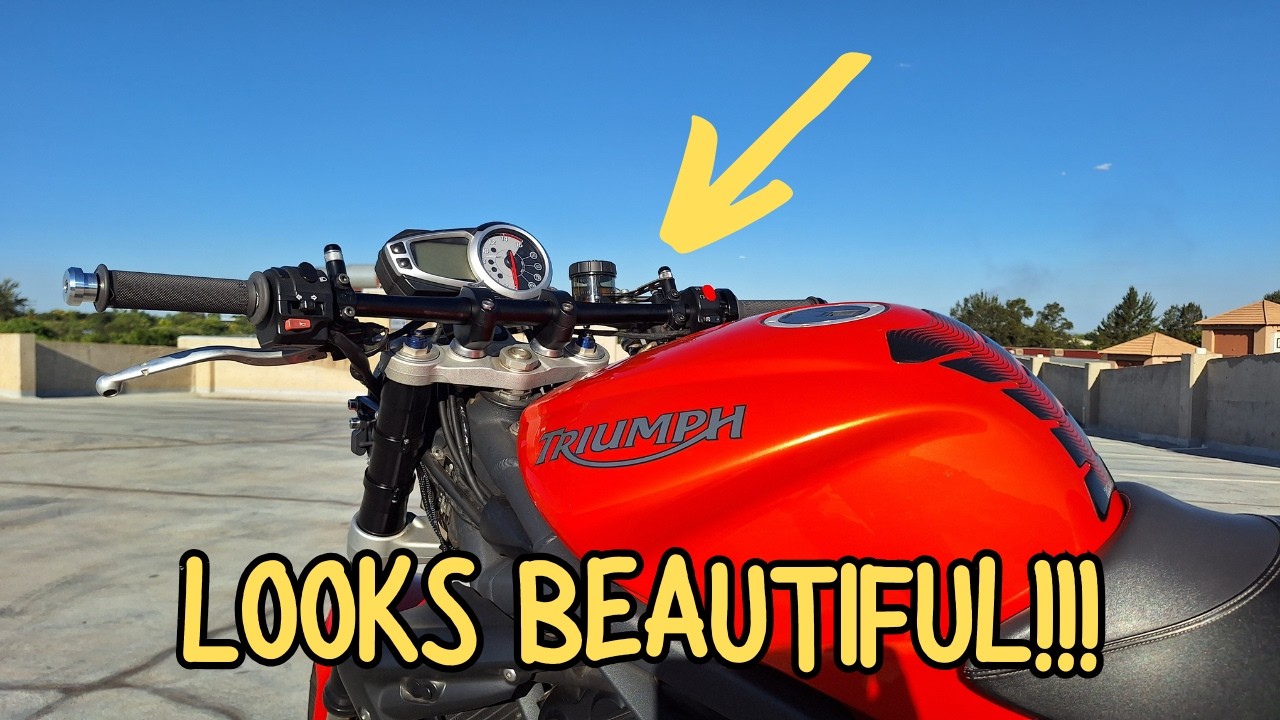 Fitting Drag Bars to my Triumph Street Triple 675R!!! - YouTube