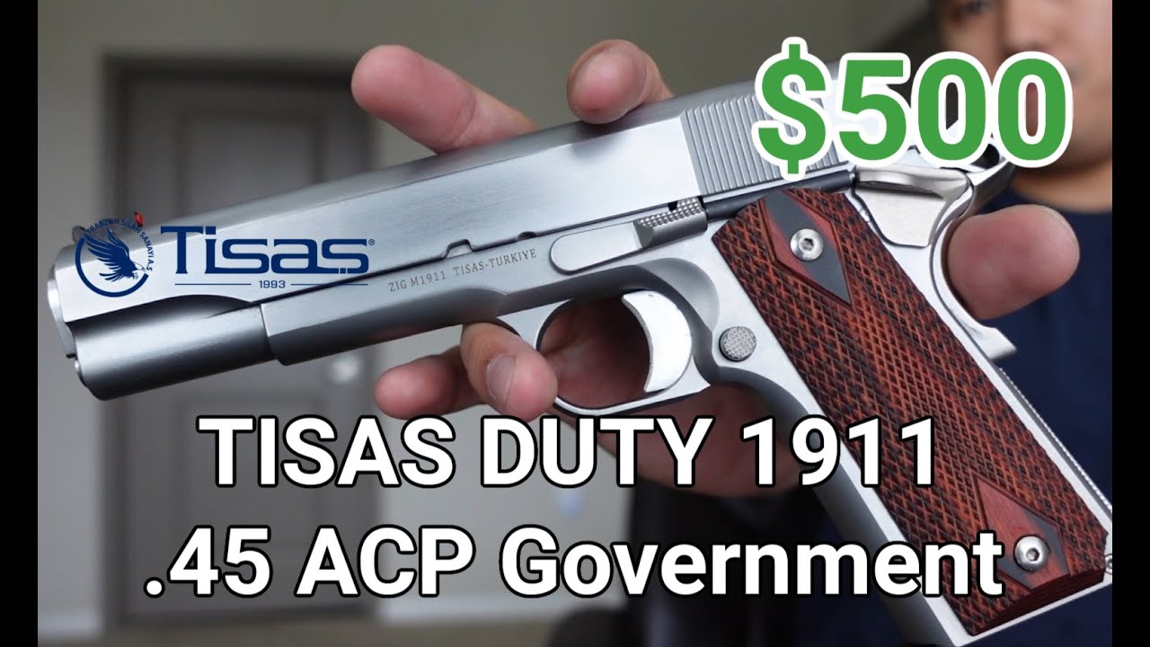 Tisas 1911 Duty 45 ACP Government (Turkish 1911) - YouTube