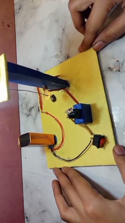 Earthquake Alarm 🚨 Science Project for class 10th #science #project # ...