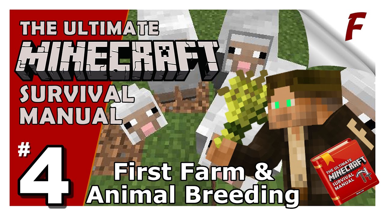 💠 Minecraft 1.14 Survival Manual Ep 4 | Simple Farms and Animal ...