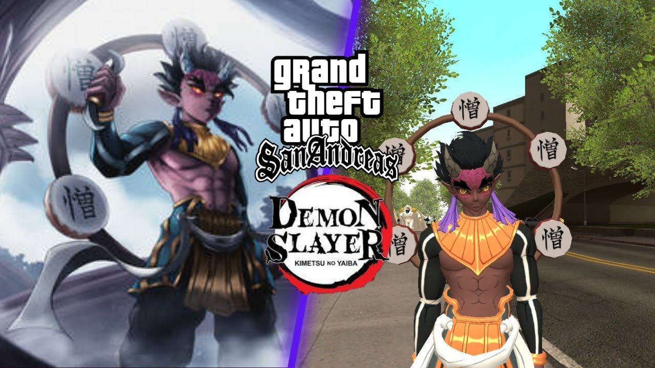 Skin Zohakuten Demon Slayer Gta Sa - YouTube