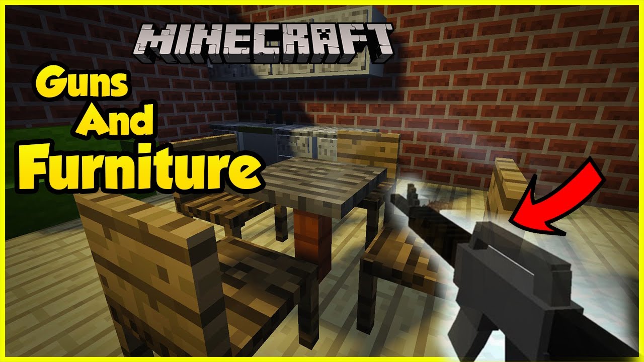 How To Install Guns And Furniture Mod In MineCraft - PC - YouTube