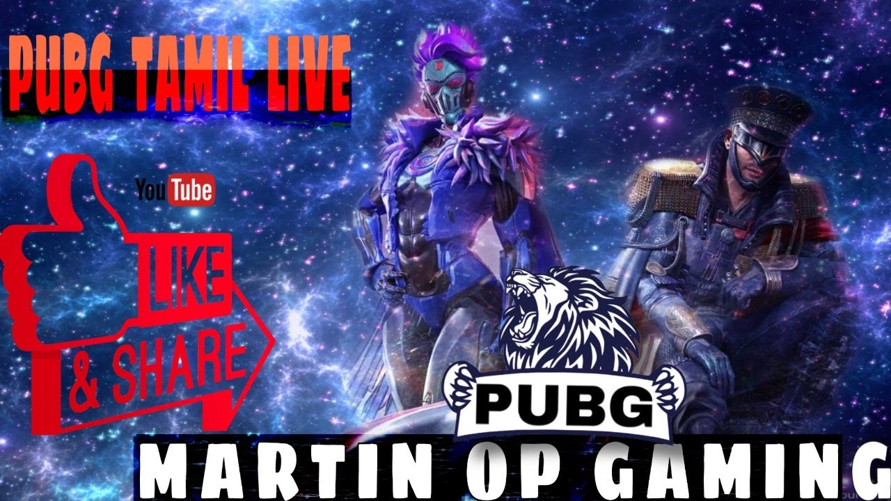 PUBG TAMIL LIVE | FUN GAMEPLAY | 🔴MARTIN OP GAMING # PUBG MOBILE. - YouTube