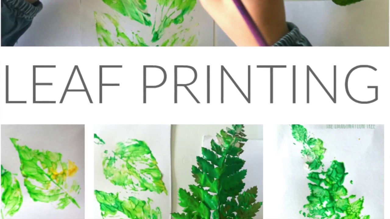 Leaf Printing Art YouTube leaf-printing-art-youtube