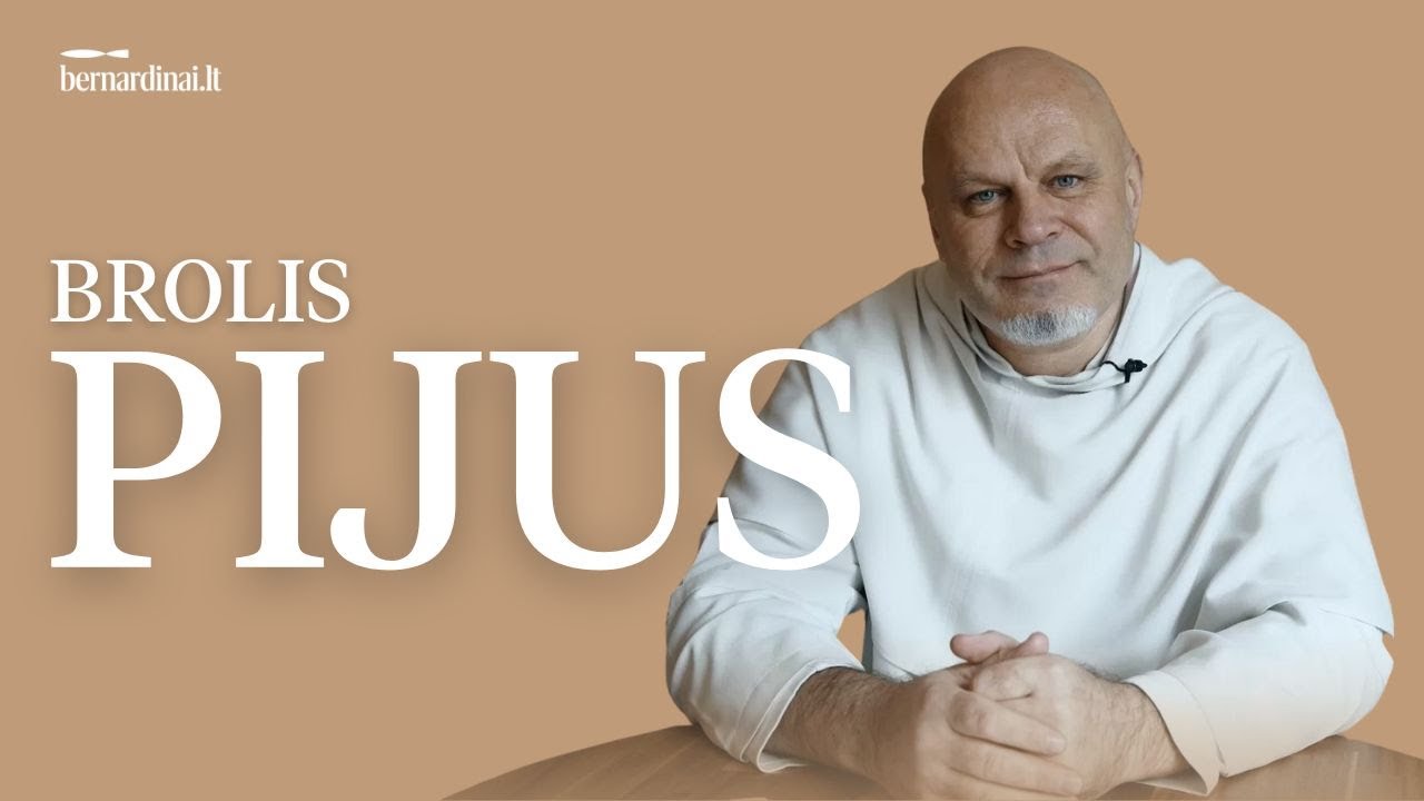 Dominikonų ordino vienuolis brolis Pijus – apie repą, jaunystę ir ...