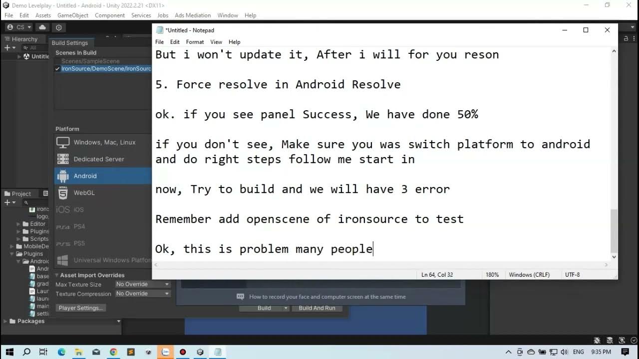 Fix can't build Android when integrate IronSource in Unity - YouTube