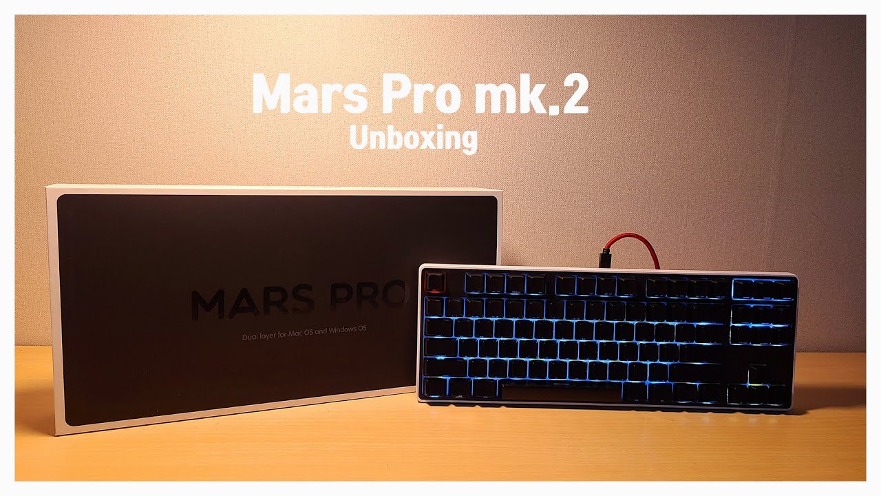 Mars Pro mk.2 Unboxing (feat:Novel keys cream switches) - YouTube